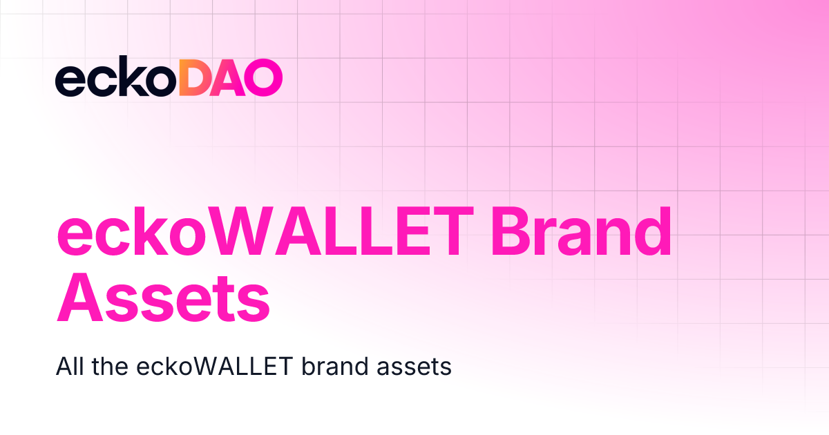 eckoWALLET Brand Assets | eckoDAO