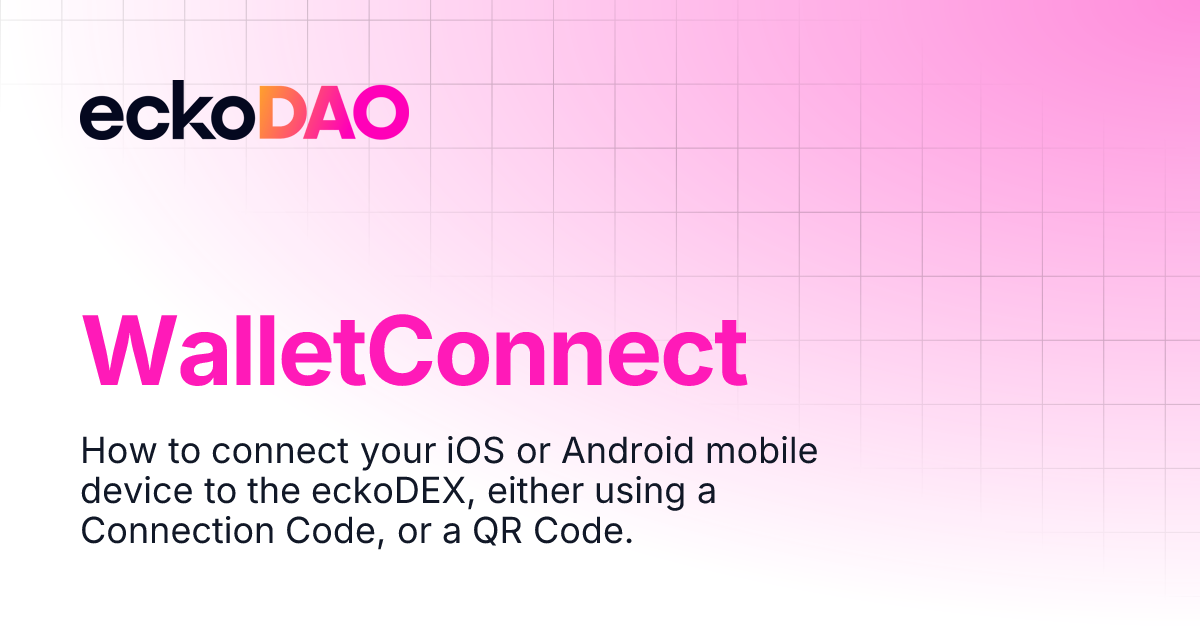 WalletConnect | eckoDAO